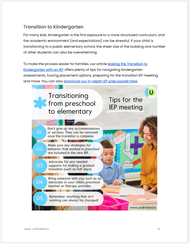 Free downloadable guide to early intervention services